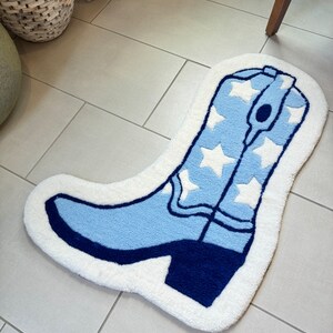 Cowboy Boot Area Rug , Trendy Dorm Room Decor , Decorative Kids Room ...