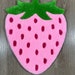 Pink Strawberry Rug ,dorm Room Decor , Funny Gift for Friends, Tufted ...