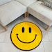 Smiley Face Area Rug , Fun Dorm Room Decor , Happy Face Area Rug ...