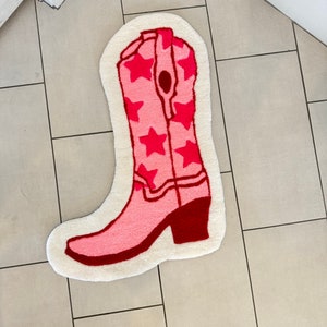 Cowboy Boot Area Rug , Trendy Dorm Room Decor , Decorative Kids Room ...