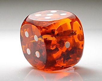 Amber Dice - Etsy