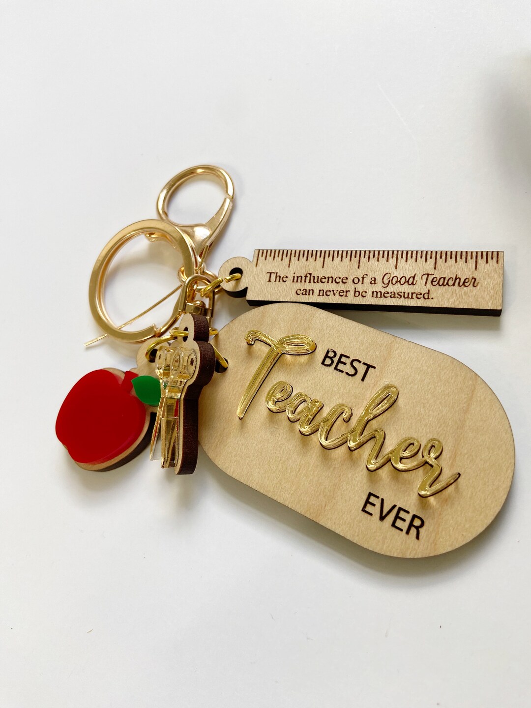 Personalized Teacher Keychain, Teacher Gift, Personalized Teacher ...