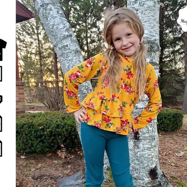 Peplum Top Pattern - Etsy