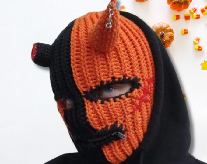 Devil Balaclava - Etsy Canada