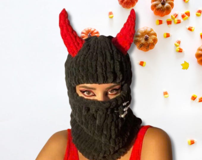 Devil Balaclava - Etsy Canada