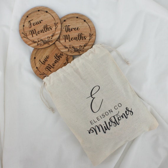 Wooden Milestone Discs - Etsy