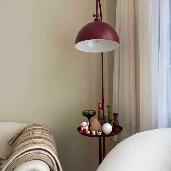 Burgundy Floor Lamps Shades - Etsy