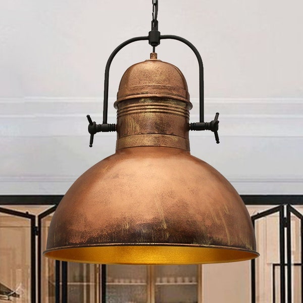 Copper Light Fixture - Etsy