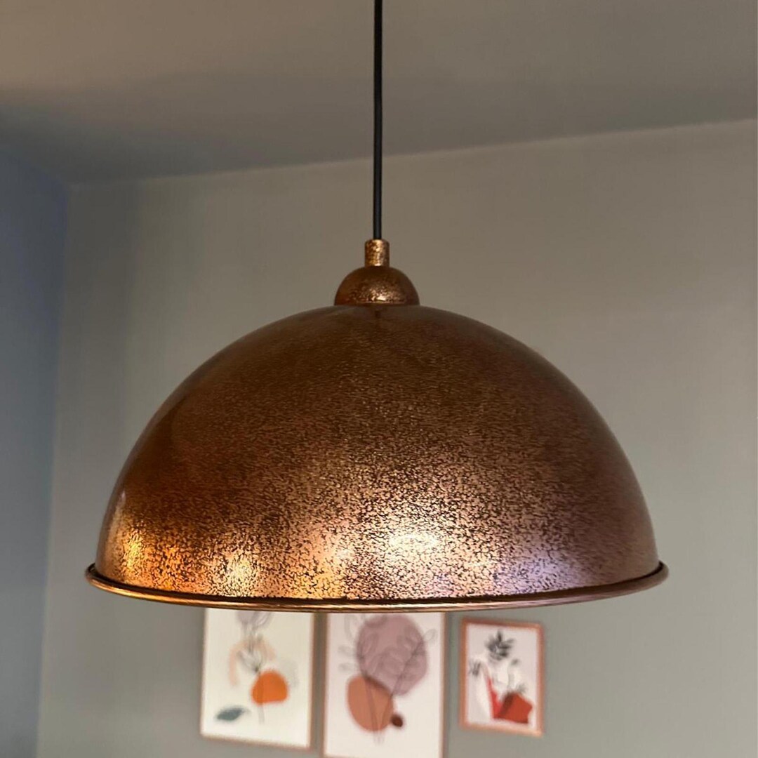 Handmade Pendant Lighting | Diameter 30 Cm Copper Pendant Lamp ...