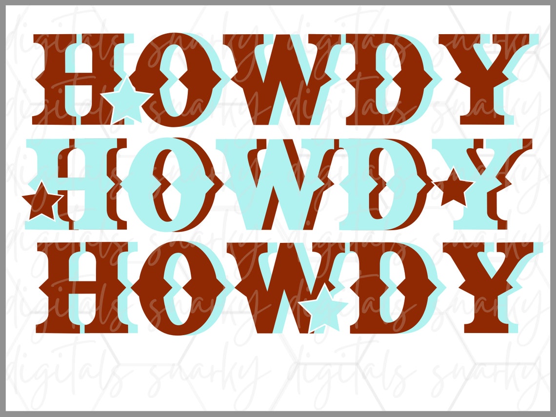Retro Howdy PNG| Vintage Western PNG| Howdy Sublimation Design| Howdy ...
