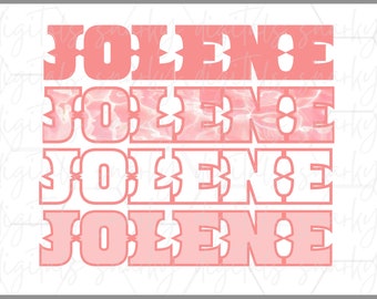 Jolene 4pk PNG Designs Digital Drawing & Illustration Art ...