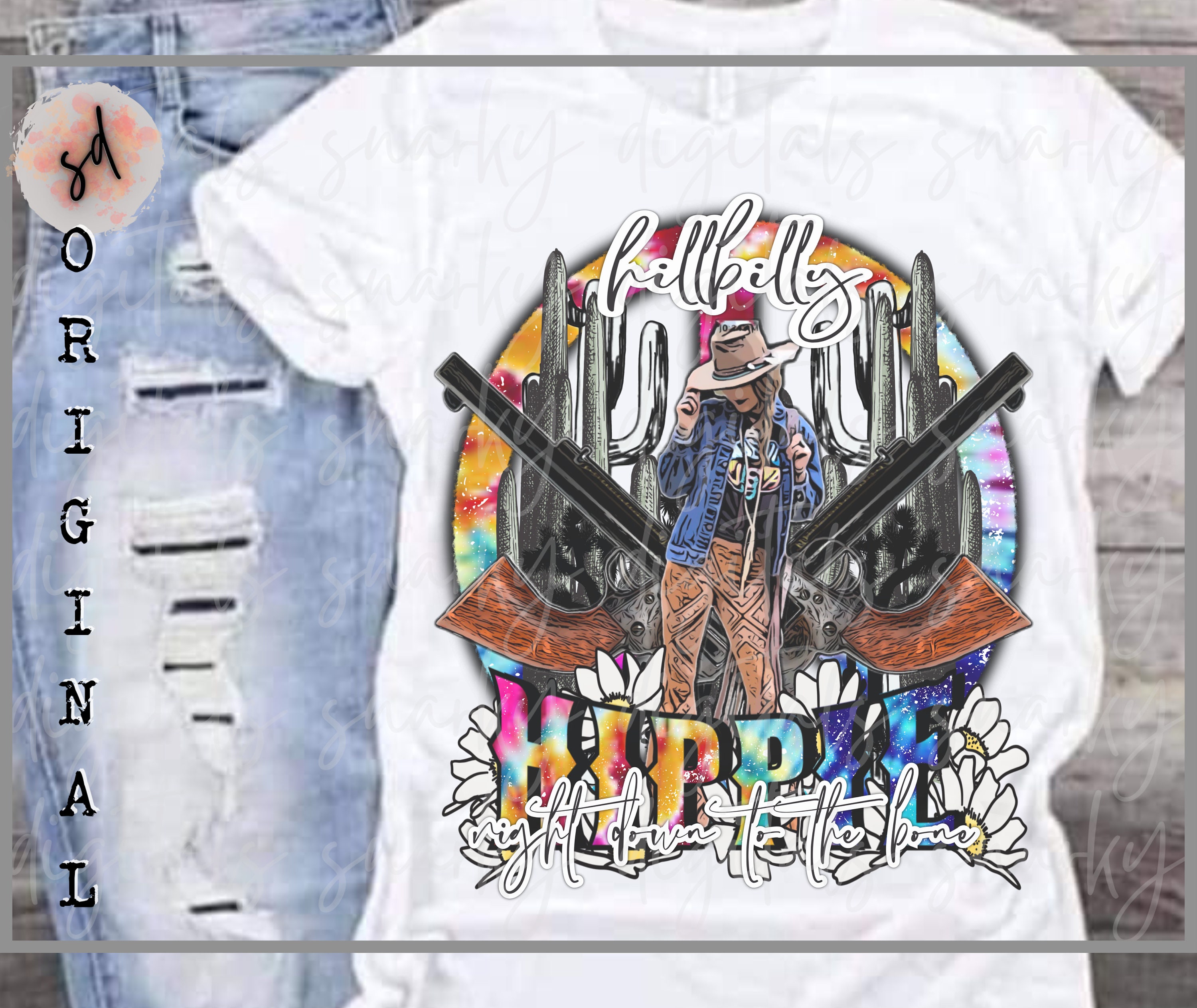 Hillbilly Hippie Png Western Cowgirl PNG Country Western Png Western ...