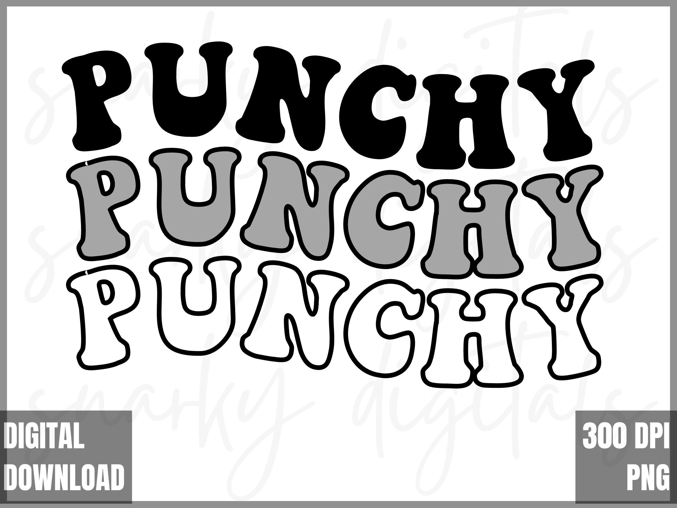 PUNCHY PNG, X3 Ombre, Instant Download, Snarky Clipart, Sarcastic Humor ...