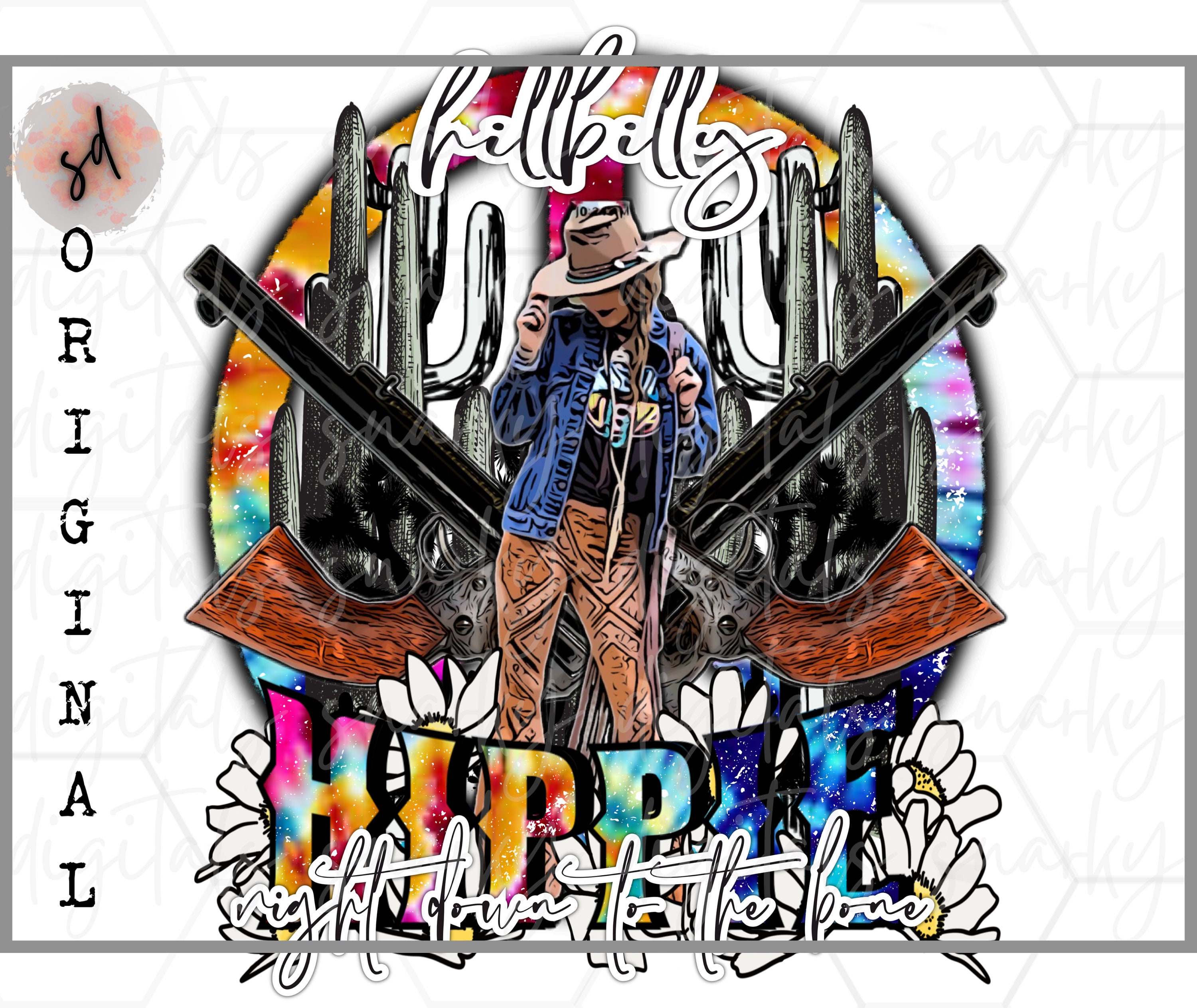 Hillbilly Hippie Png | Western Cowgirl PNG | Country Western Png ...