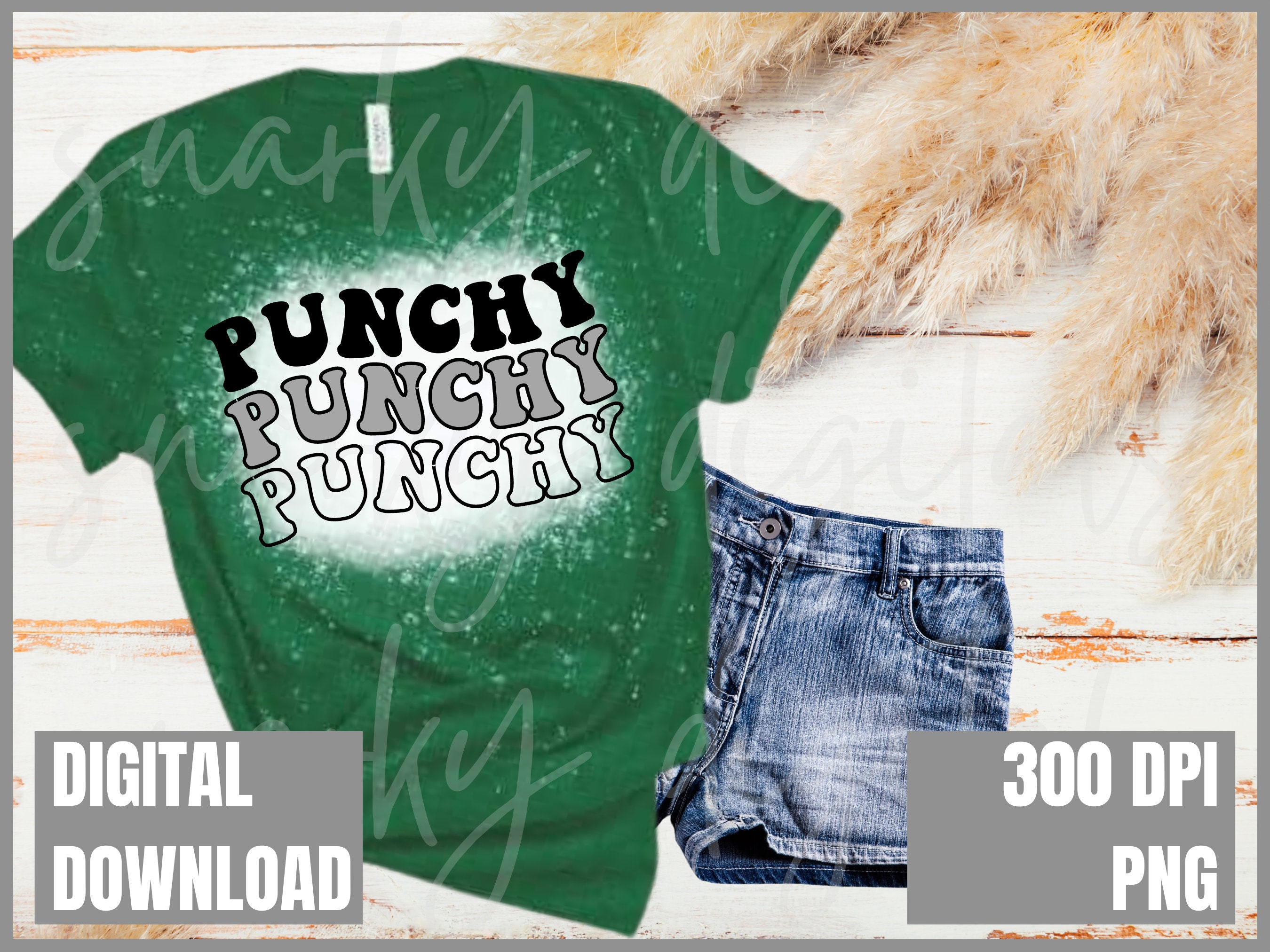 PUNCHY PNG, X3 Ombre, Instant Download, Snarky Clipart, Sarcastic Humor ...