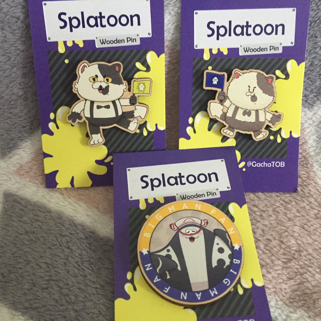 Splatoon Wooden Pins - Etsy