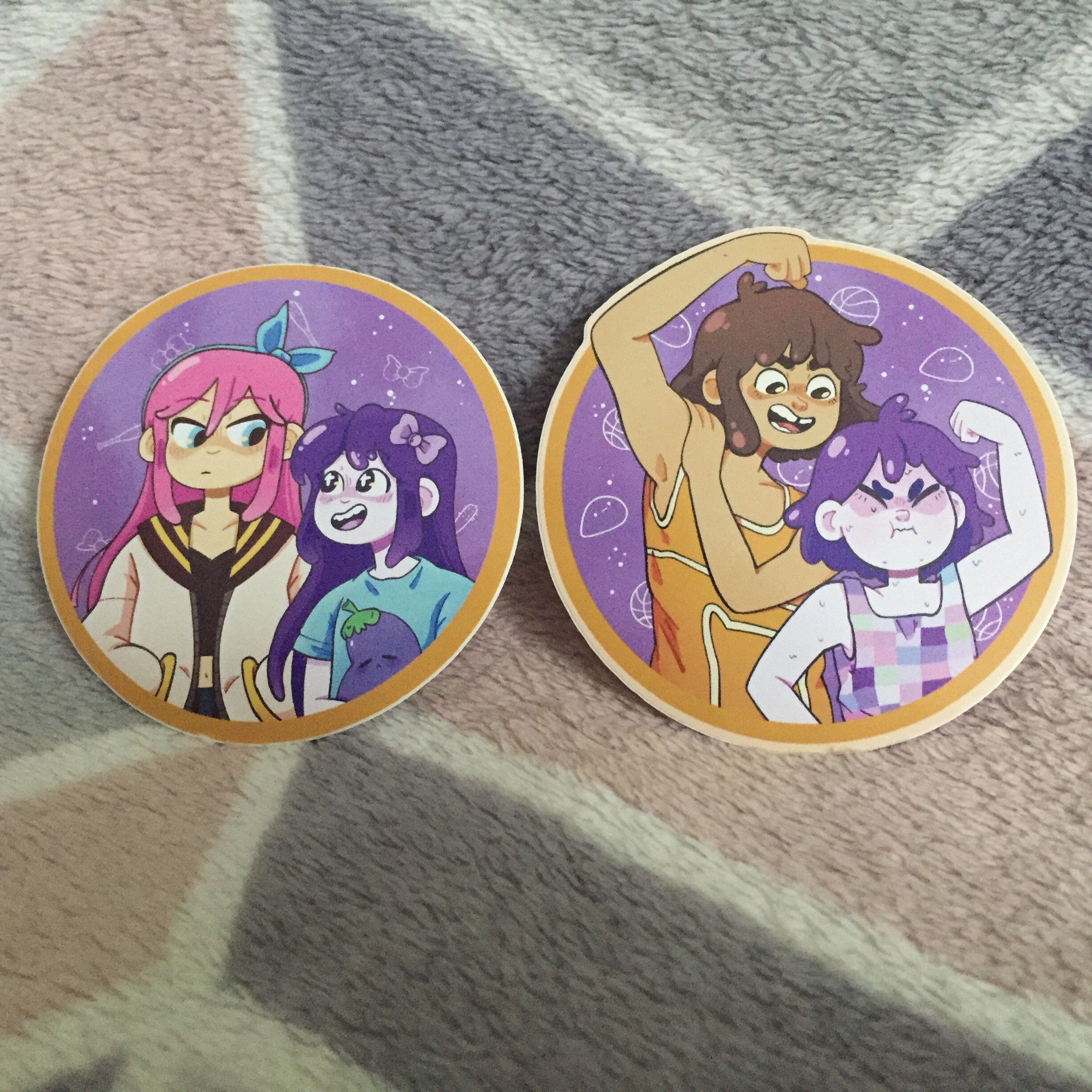 Omori Kel and Aubrey Sticker - Etsy UK