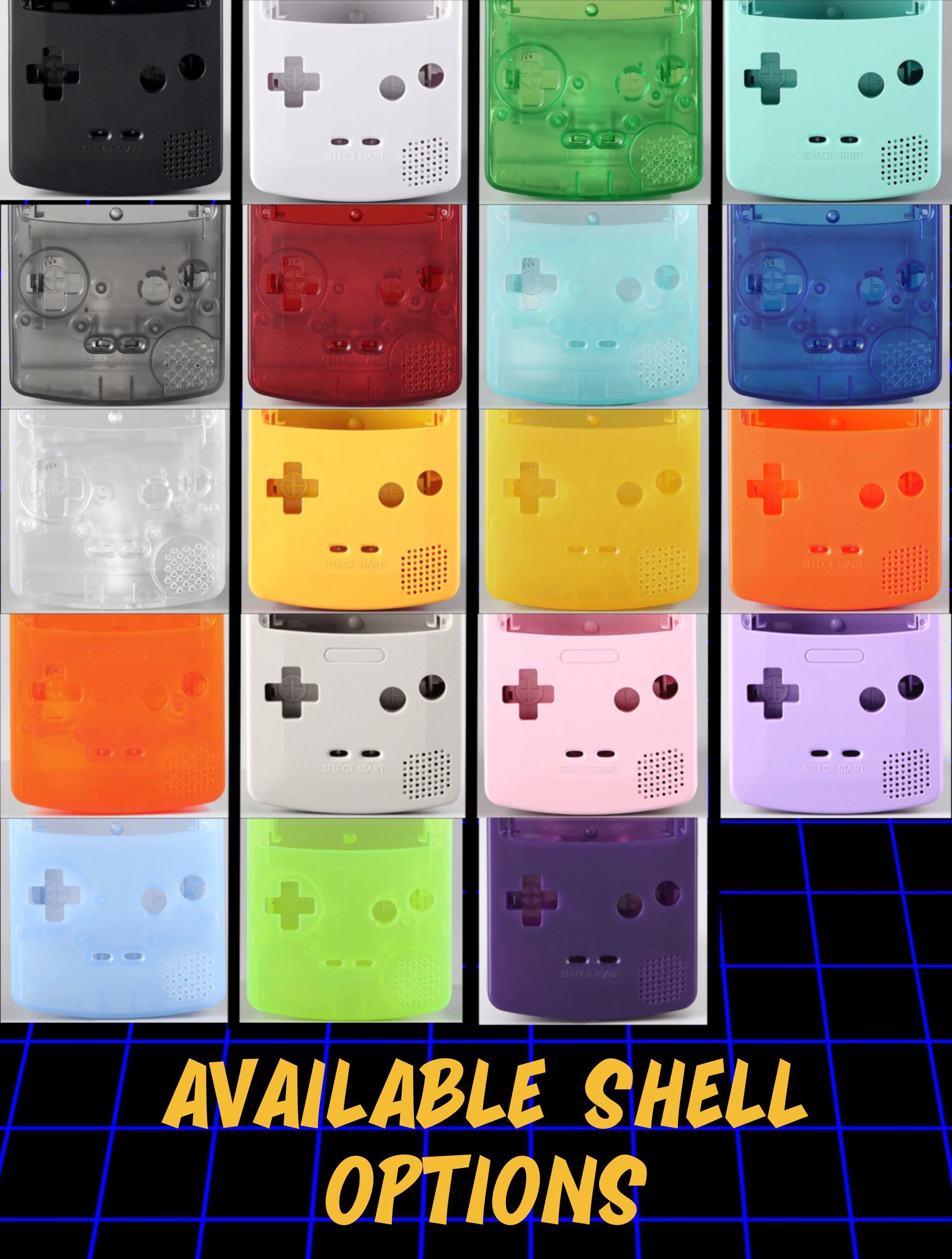 Build Your Own Custom Gameboy Color Modded Gameboy Color Custom Gameboy ...