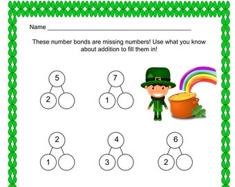 10 Printable Addition Worksheets, Single & Double Digits. Preschool 2nd ...