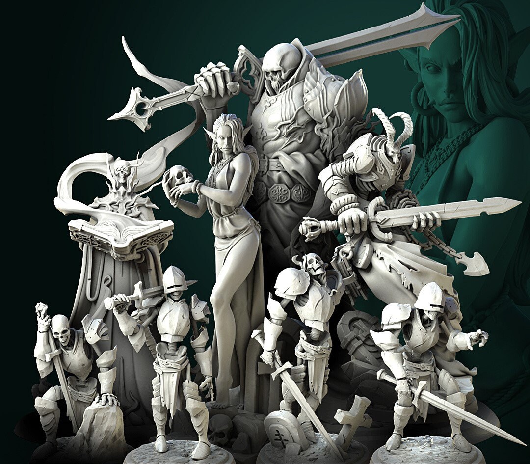 Necromancer, Wraith, Skeletons, Lich and Vold for Dungeons and Dragons ...