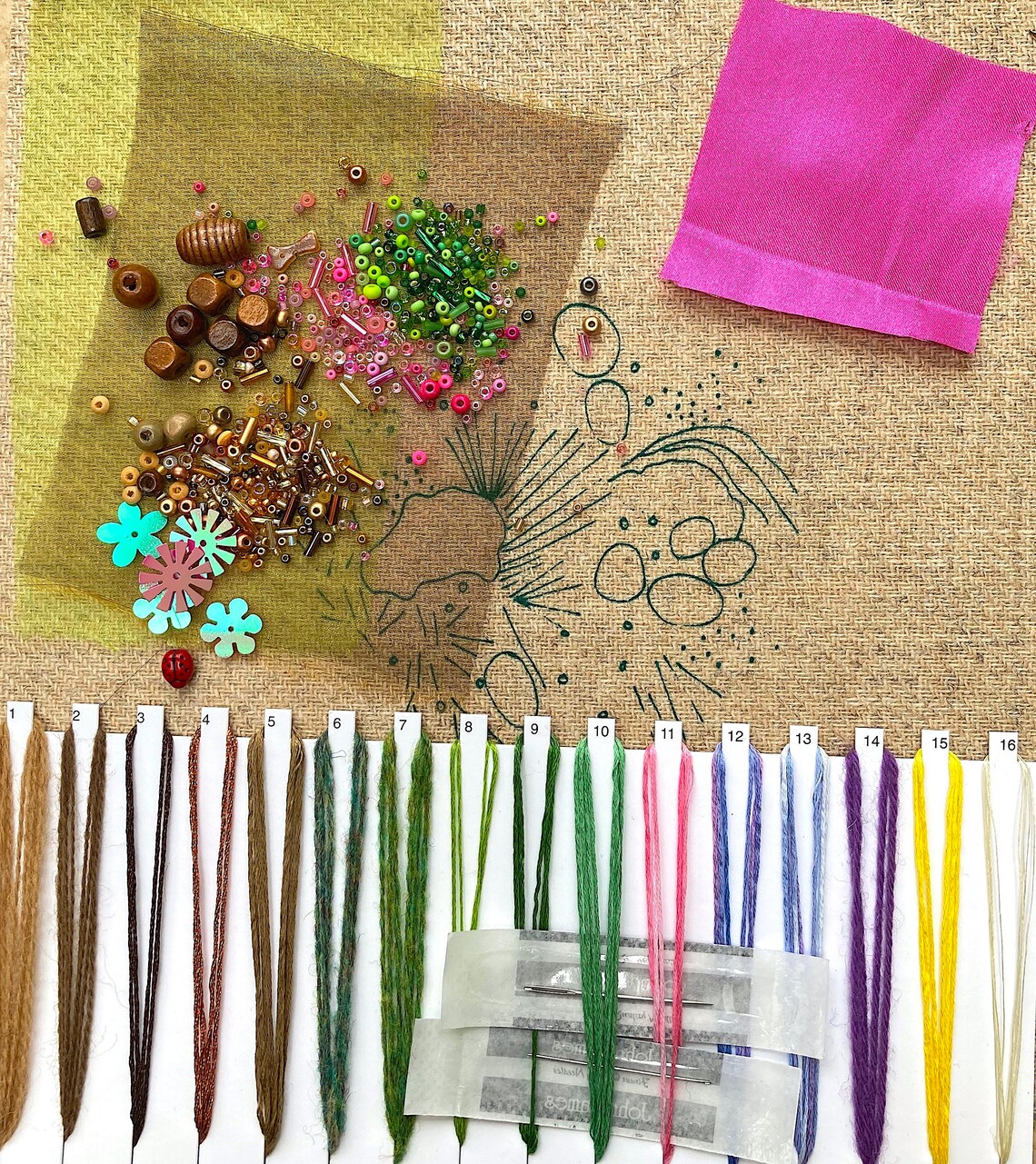 The Rock Garden Embroidery Kit - Etsy