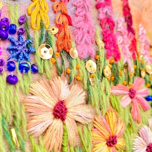 Cosmos and Snapdragons Embroidery Kit - Etsy