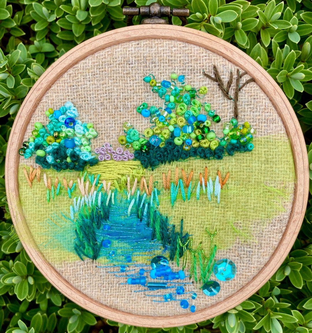 Secret Stream Embroidery Kit - Etsy