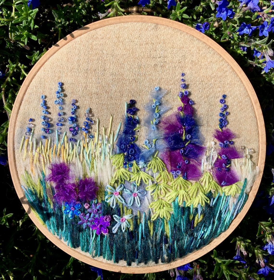 The Midnight Garden Embroidery Kit - Etsy