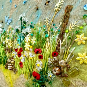 Meadow Jewels Embroidery Kit - Etsy