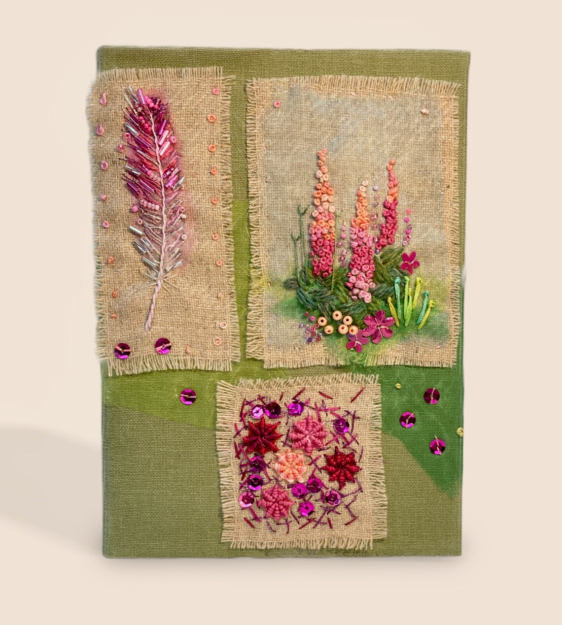 Summer Flora Book Cover Embroidery Kit - Etsy