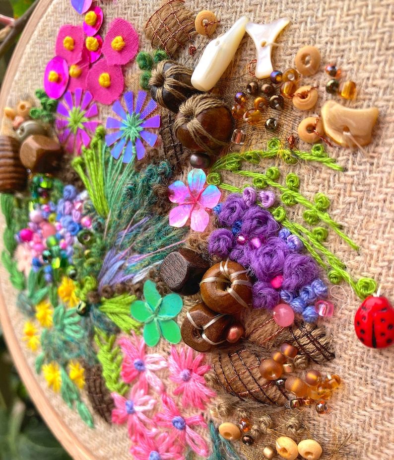 The Rock Garden Embroidery Kit - Etsy