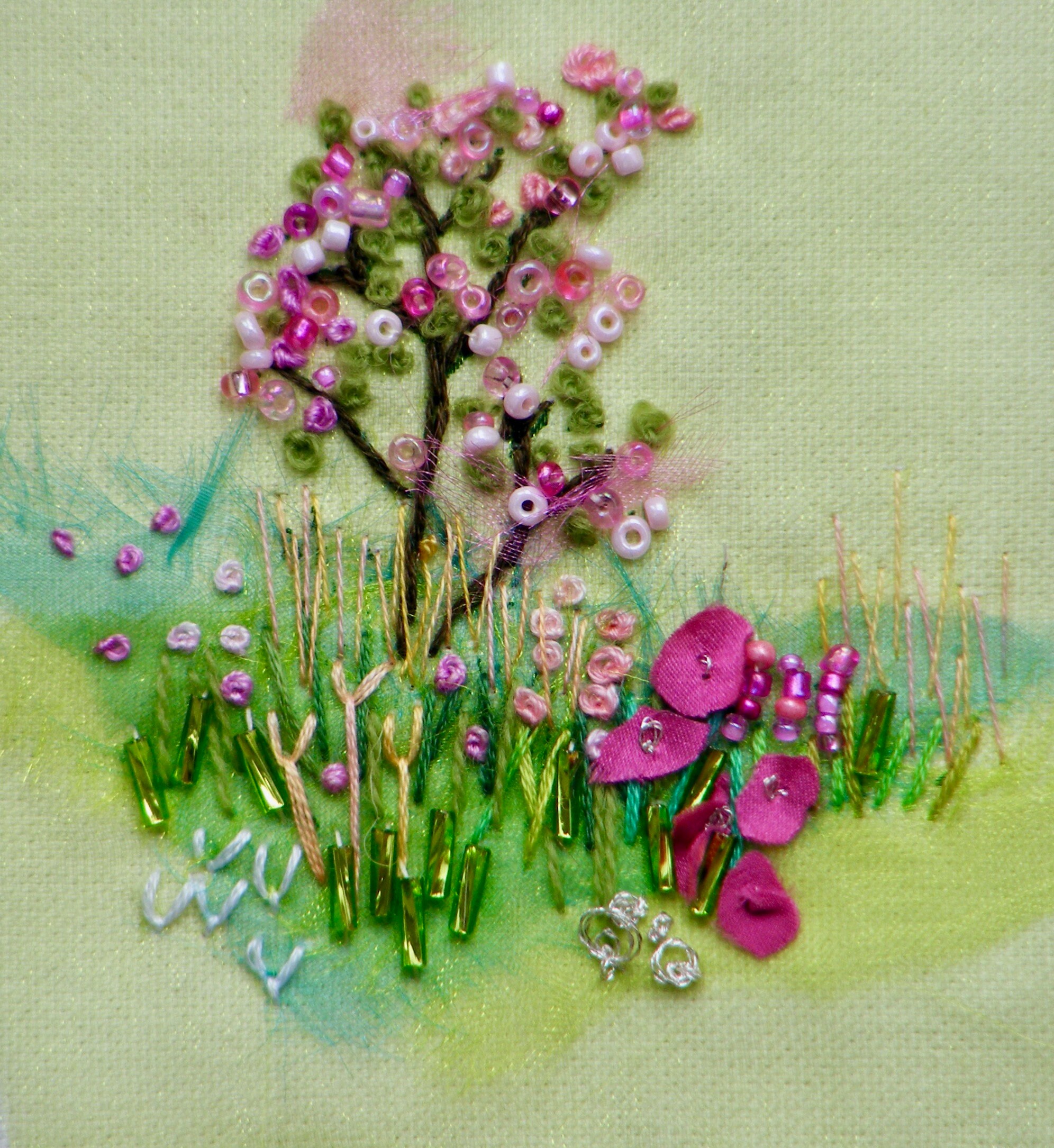 Cherry Blossom Embroidery Kit | Etsy