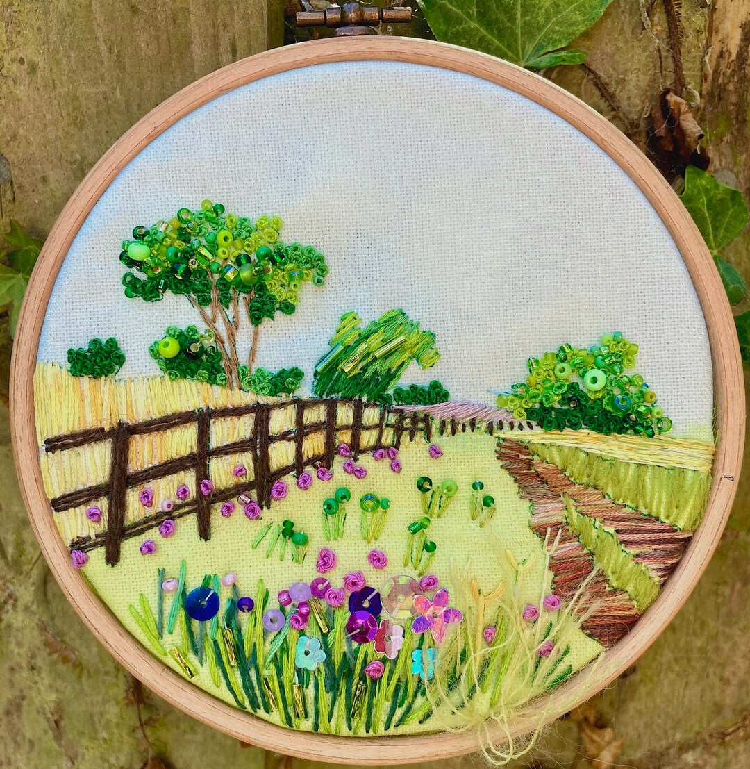 Celebrate Summer Embroidery Kit - Etsy