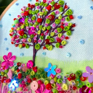 Summer Apple Tree Embroidery Kit - Etsy