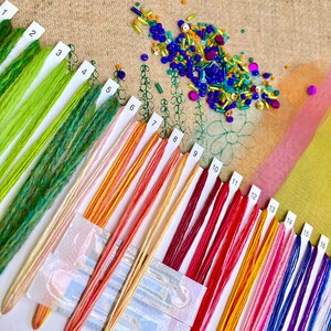 Cosmos and Snapdragons Embroidery Kit - Etsy