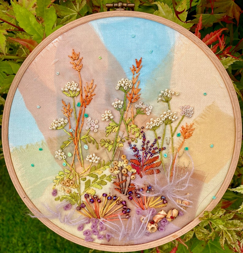 Autumn Cow Parsley Embroidery Kit - Etsy UK