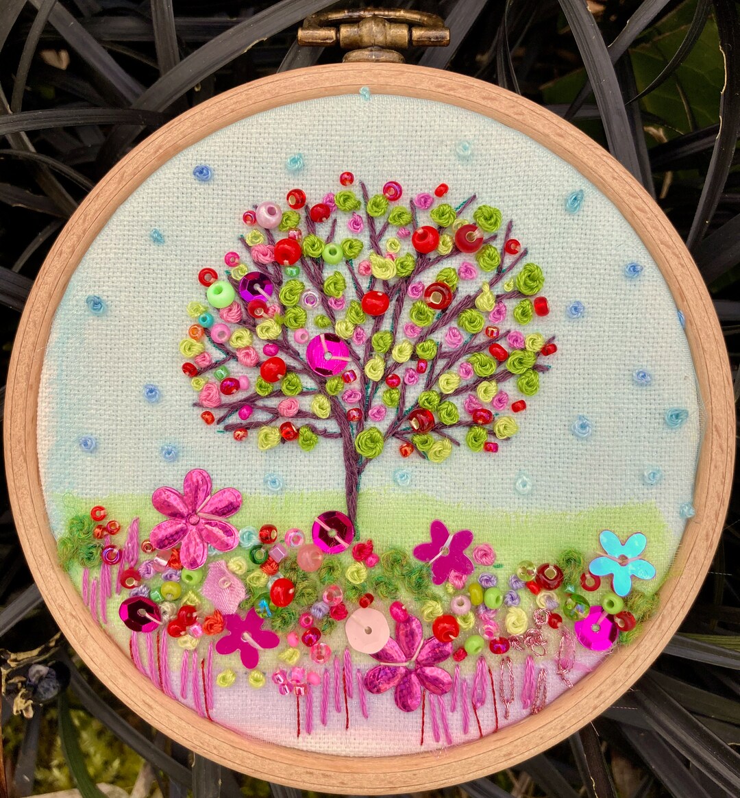 Summer Apple Tree Embroidery Kit - Etsy