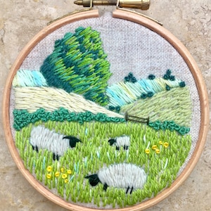 Countryside Collection Embroidery Kits - Etsy