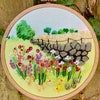 Salvia and Heleniums Embroidery Kit - Etsy