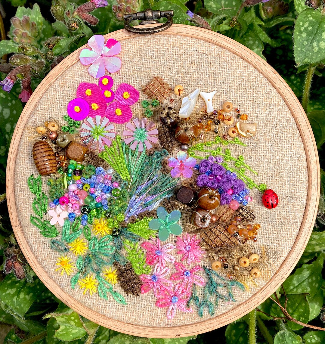 The Rock Garden Embroidery Kit - Etsy