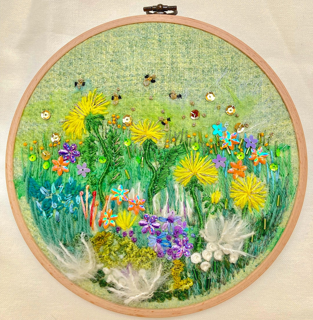 Dandelions in the Sunshine Embroidery Kit - Etsy