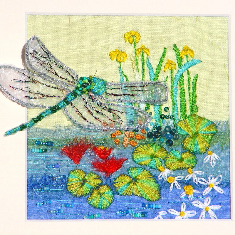 Dragonfly Embroidery Kit - Etsy