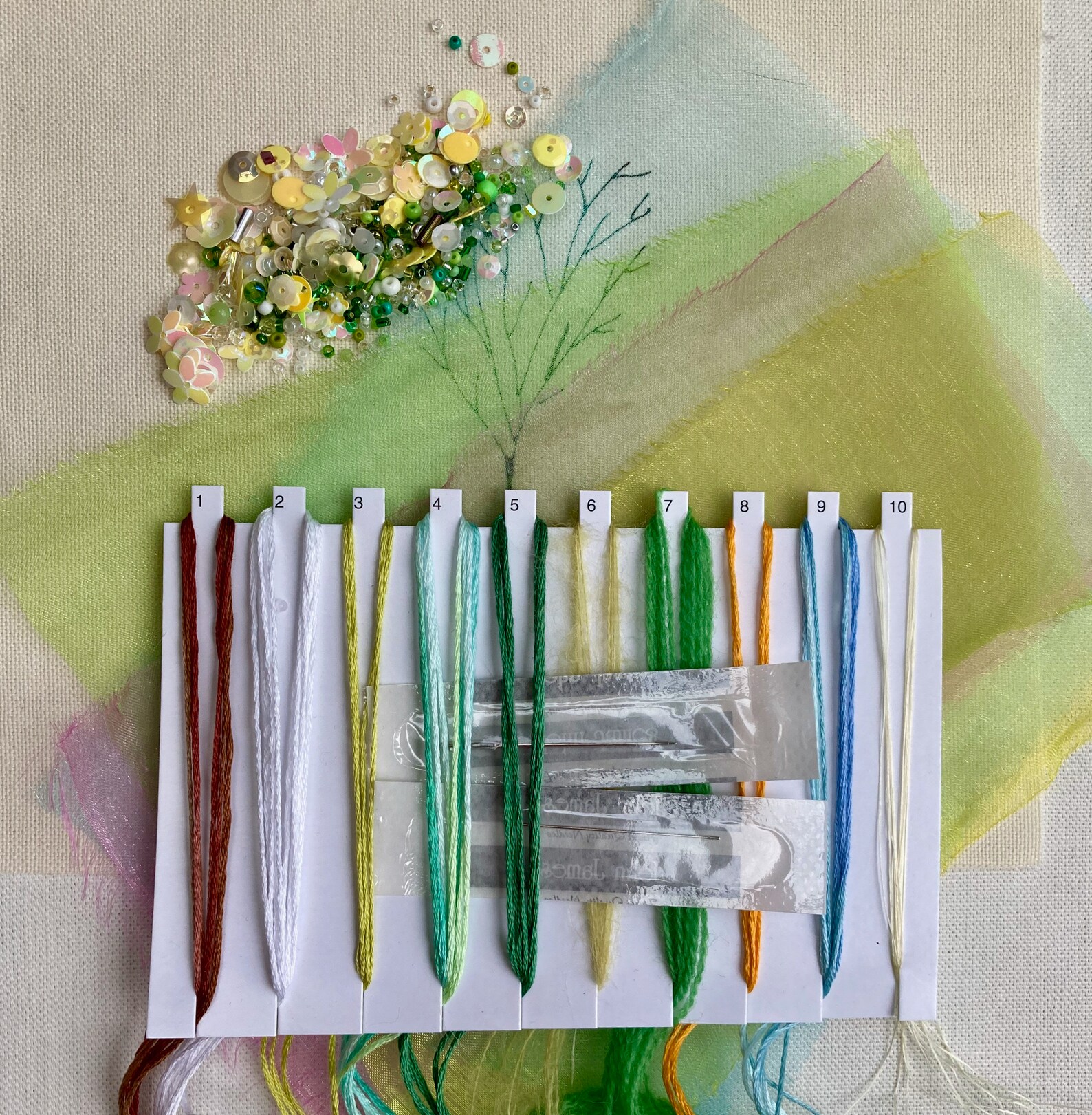 Spring Hawthorn Embroidery Kit - Etsy