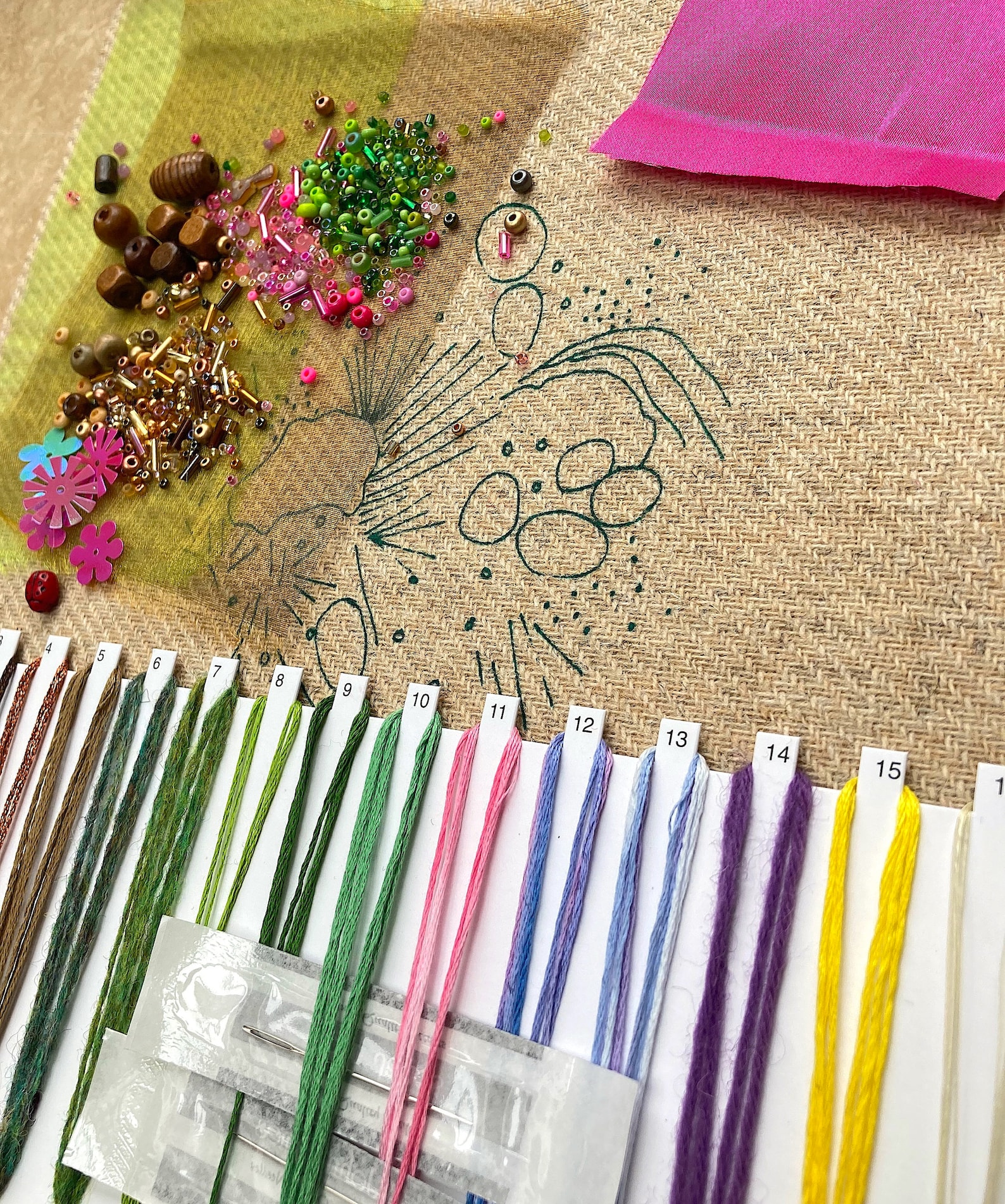 The Rock Garden Embroidery Kit - Etsy