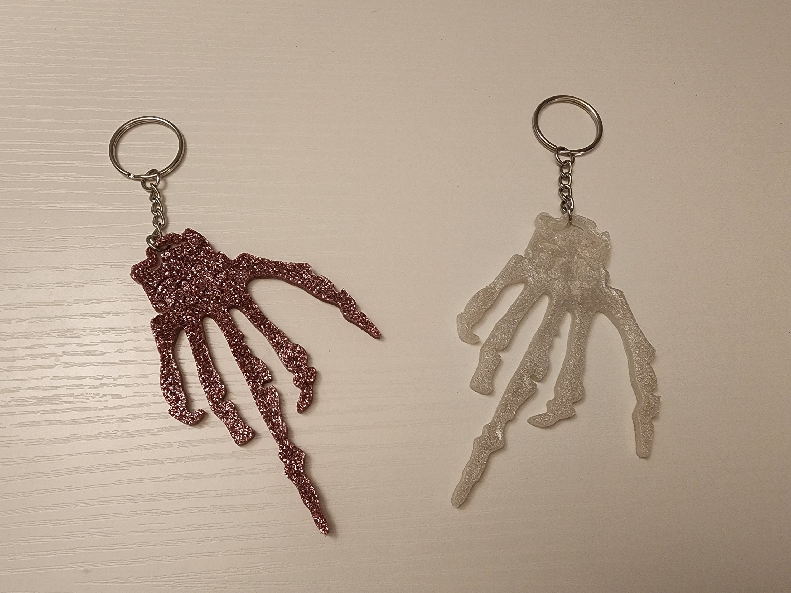 Skeleton Middle Finger Keychain - Etsy