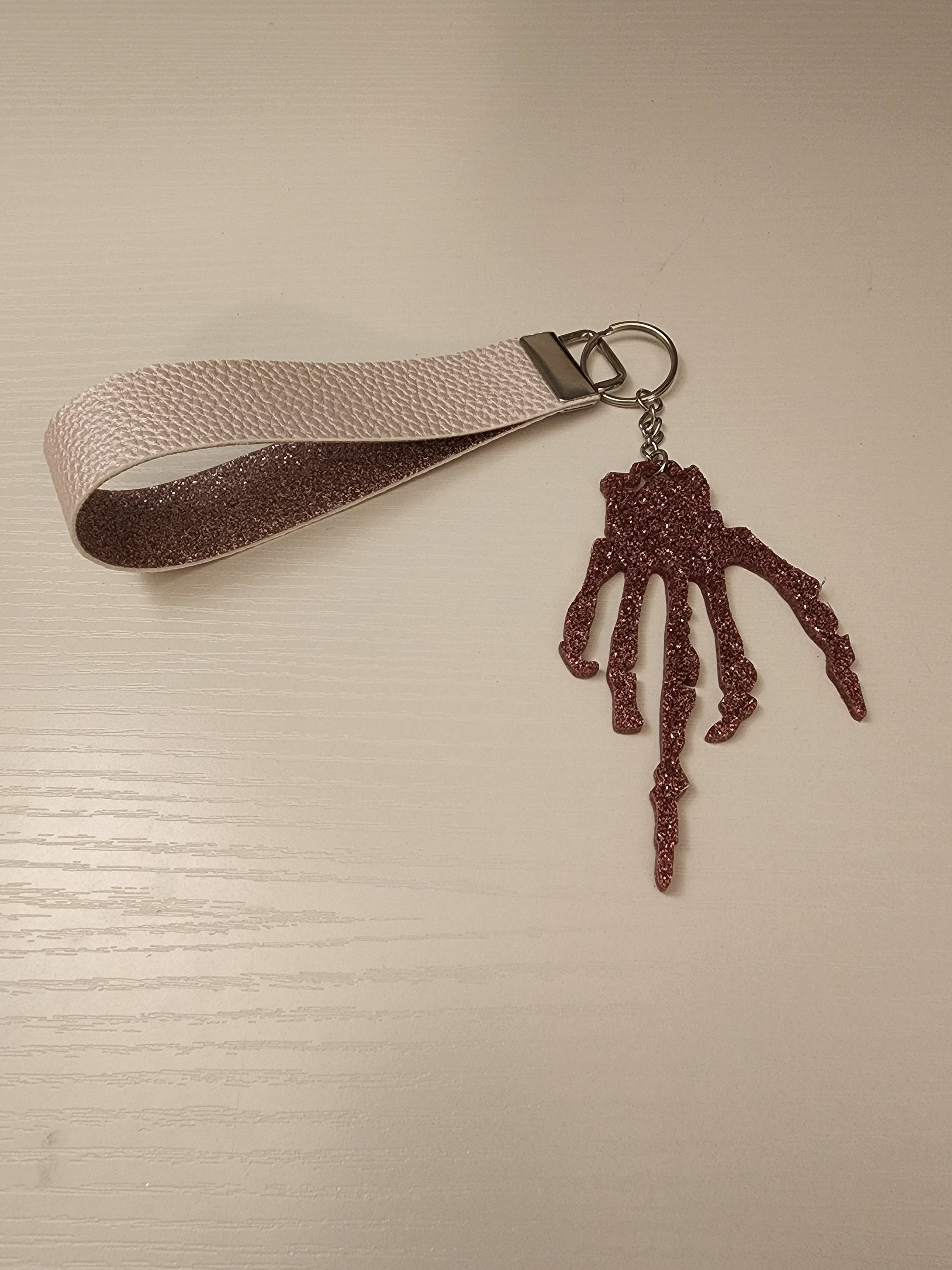 Skeleton Middle Finger Keychain - Etsy