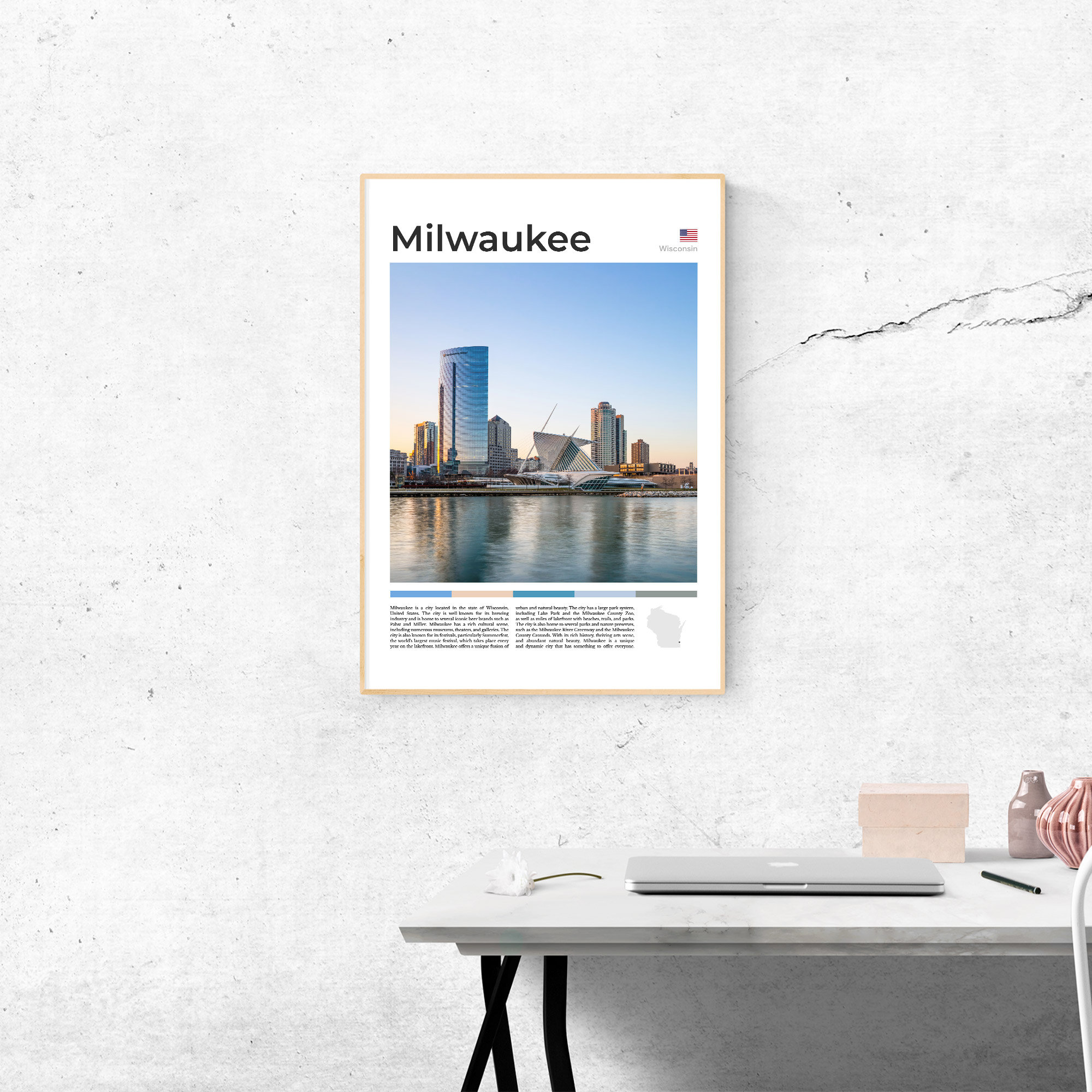 Milwaukee Print Milwaukee Wall Art Milwaukee Poster - Etsy