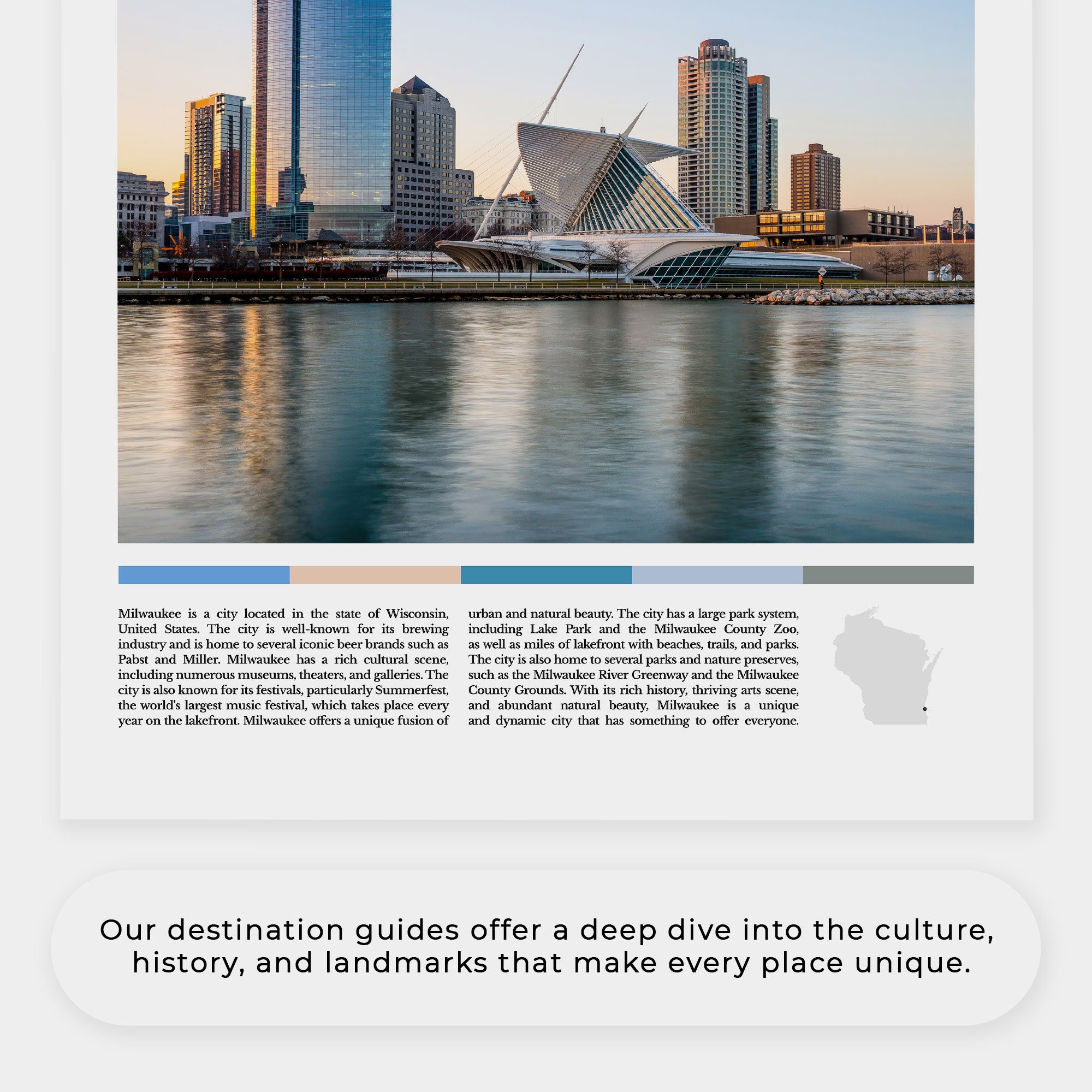 Milwaukee Print Milwaukee Wall Art Milwaukee Poster - Etsy