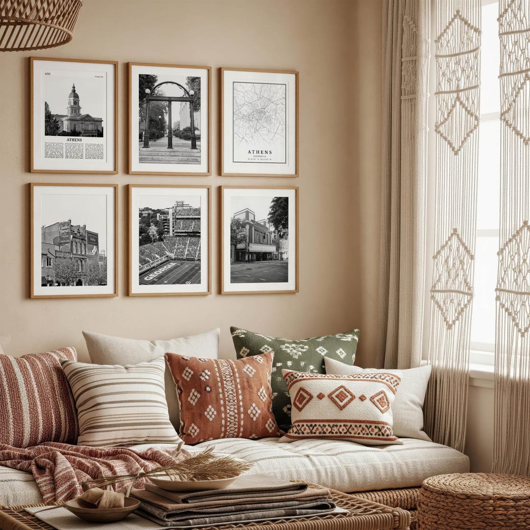 Athens Georgia Landmark Photo Prints, Set of 6 (digital Download) - Etsy