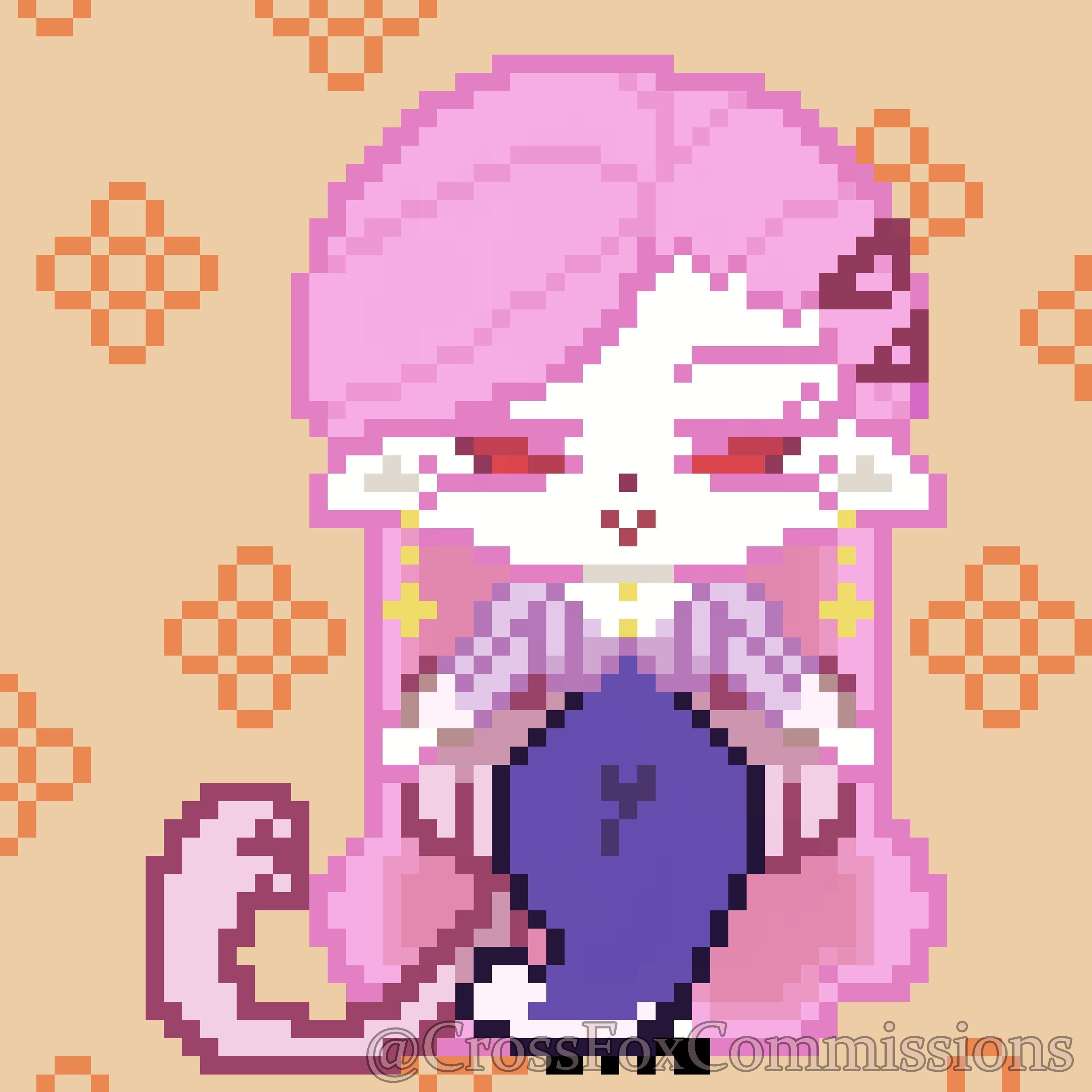 Custom Pixel Art Original Character / Animal Illustrations / Character ...